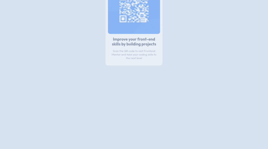 Frontend Mentor Qr Component Using React Styled Components And