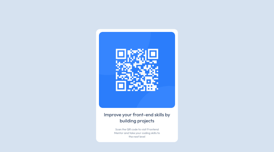 Frontend Mentor Qr Code Component Using Only Flexbox Coding Challenge 4854