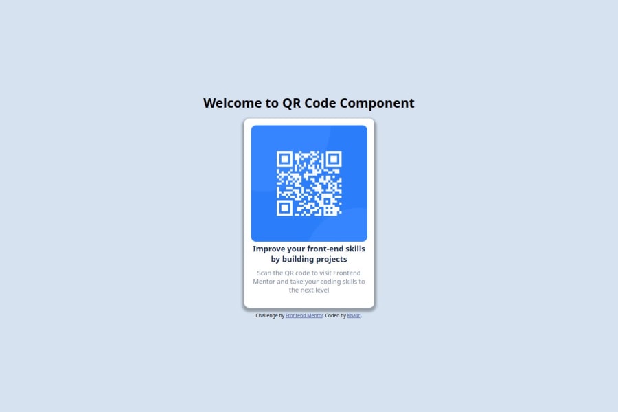 Frontend Mentor Qr Code Component Using Flexbox Coding Challenge Solution