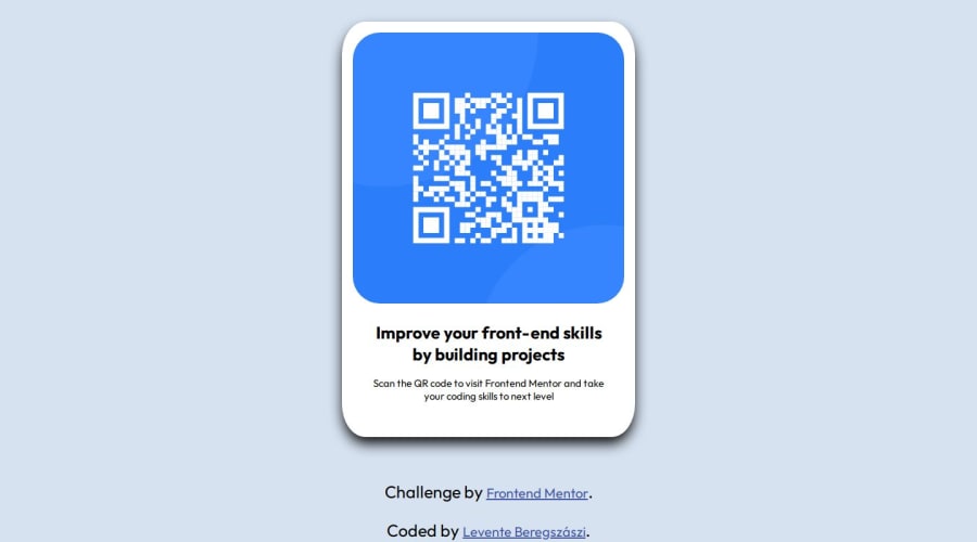Frontend Mentor | Responsive QR Code landing page. Coded with CSS and ... Frontend Mentor | Responsive QR Code landing page. Coded with CSS and ...