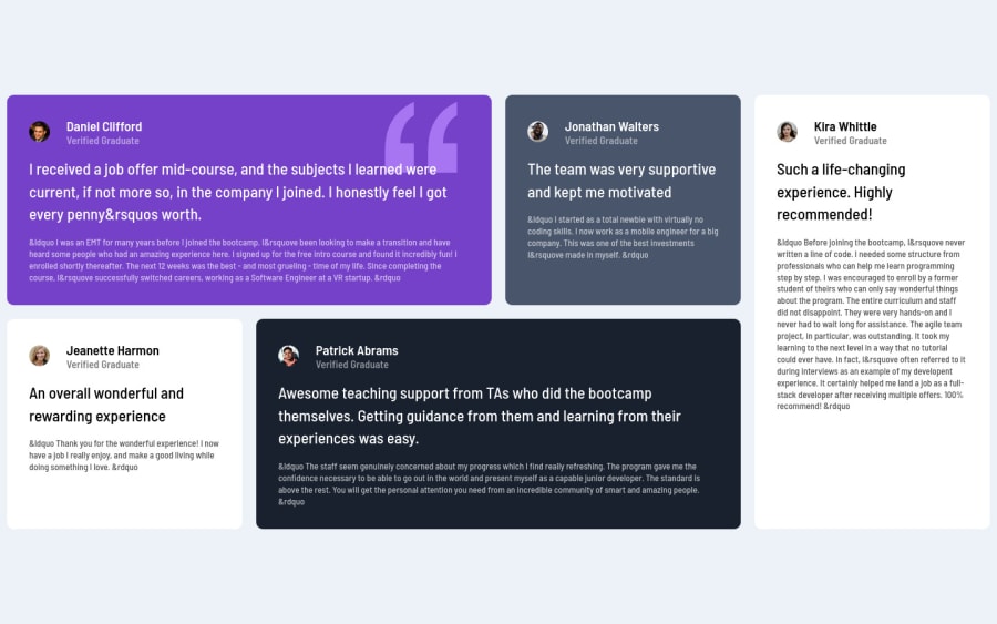 Frontend Mentor Responsive Page Using Css Flex Box And Css Grid Coding Challenge Solution