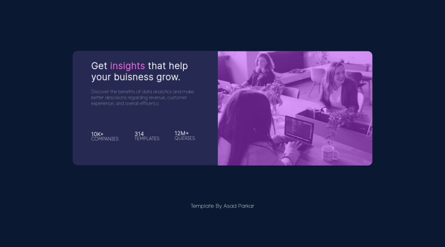 Frontend Mentor Simple Html And Css Stats Website Coding Challenge Solution
