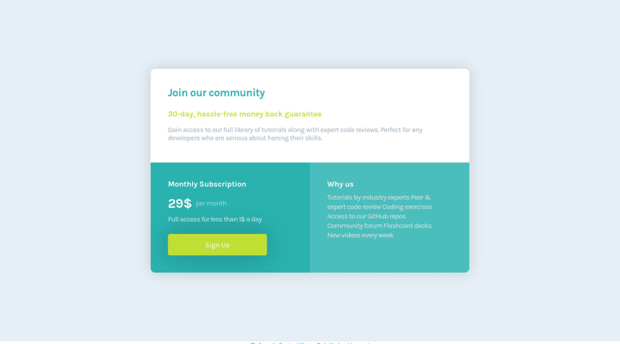 Frontend Mentor Responsive Web Page Using Html Css And Bootstrap Coding Challenge Solution