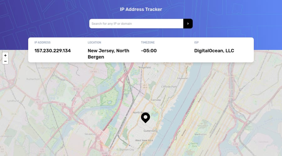 Frontend Mentor React Ip Address Tracker Coding Challenge Solution