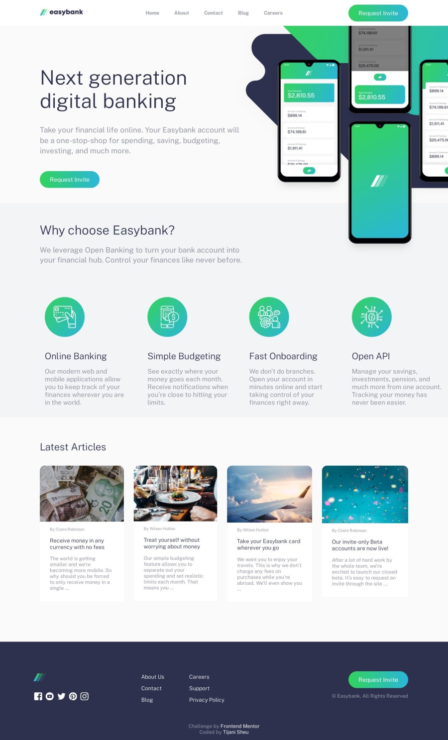 Frontend Mentor Responsive Landing Page Using Html Scss And Javascript Coding Challenge Solution