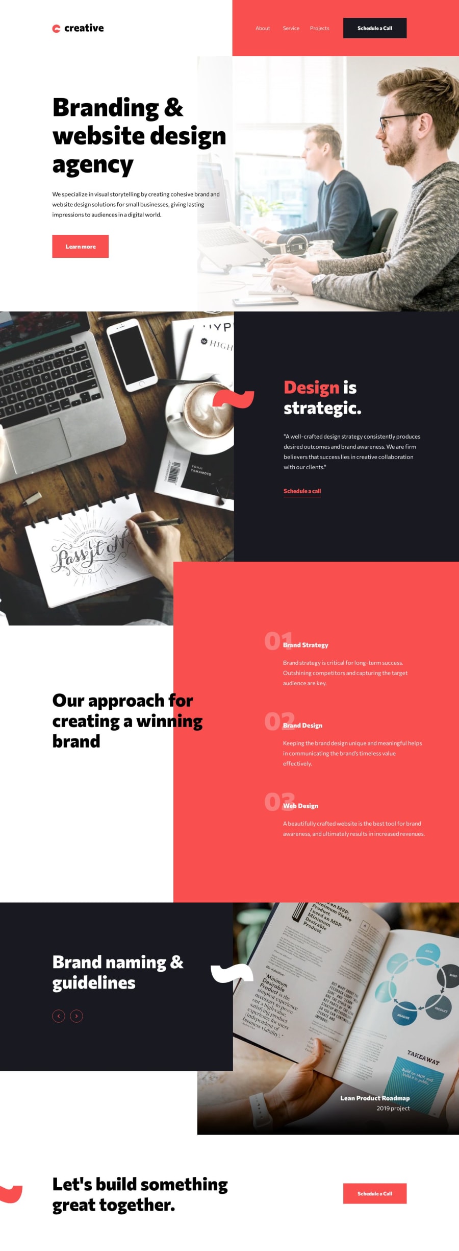 Frontend Mentor Creative Agency Site Vue Tailwind Coding