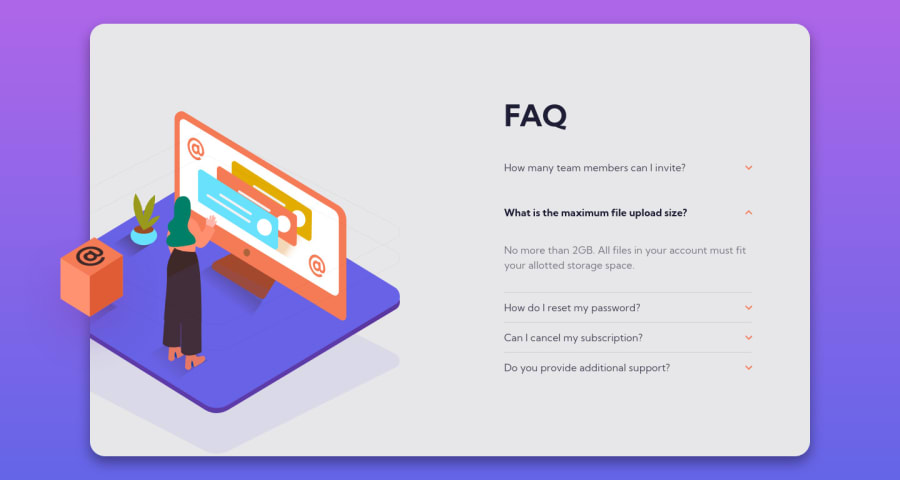 Frontend Mentor Faq Accordion Component Using Nextjs Mui And