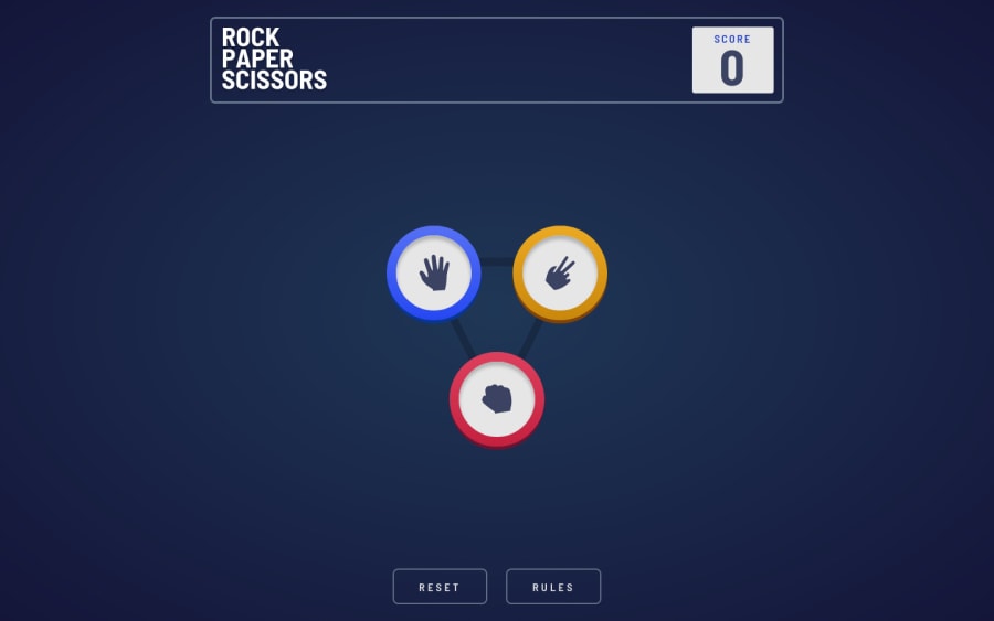 Frontend Mentor Rock Paper Scissors Game Built W Tailwind Css Coding Challenge Solution