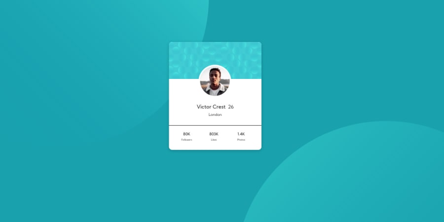Frontend Mentor Profile Card Component Using Html And Css Coding Challenge Solution
