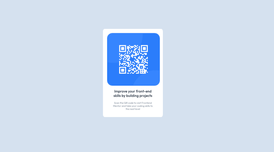 Frontend Mentor Qr Challenge Using Html And Css Coding Challenge Solution