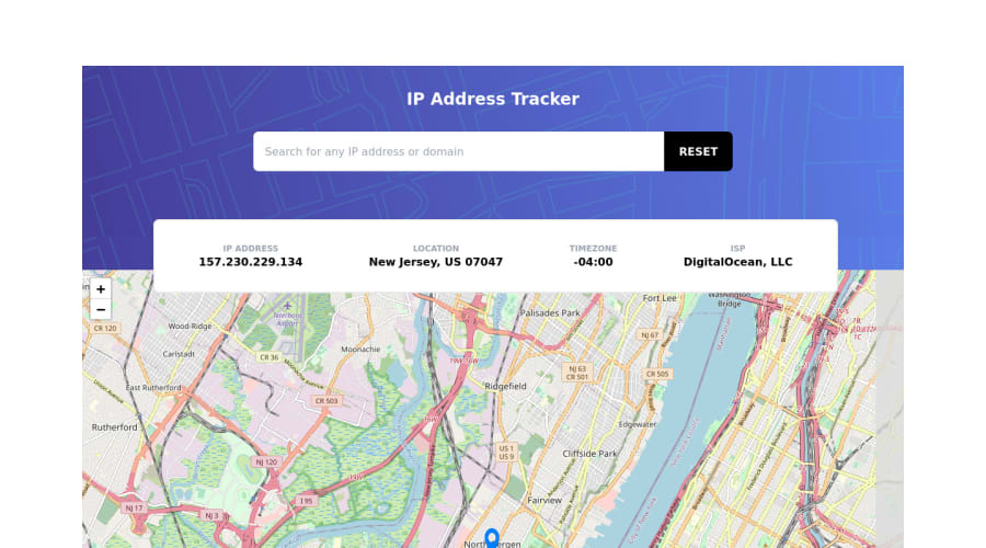 Frontend Mentor Ip Tracker Using React And Tailwind Css Coding Challenge Solution