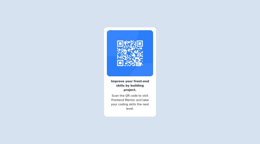 Frontend Mentor Qr Code Component Using Bootstrap Coding Challenge Solution