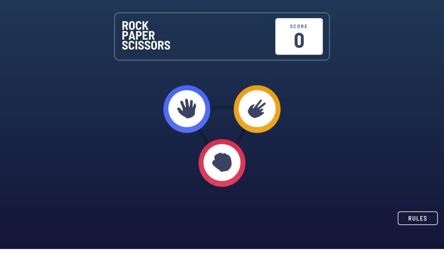 Frontend Mentor | Responsive jokenpo game using HTML, CSS and JavaScript coding challenge solution