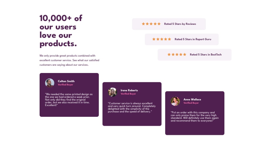 Frontend Mentor Social Proof Section Using Html And Css Coding