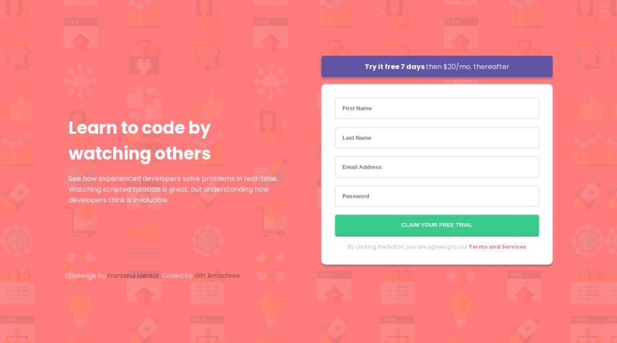 Frontend Mentor Built Using React Coding Challenge Solution