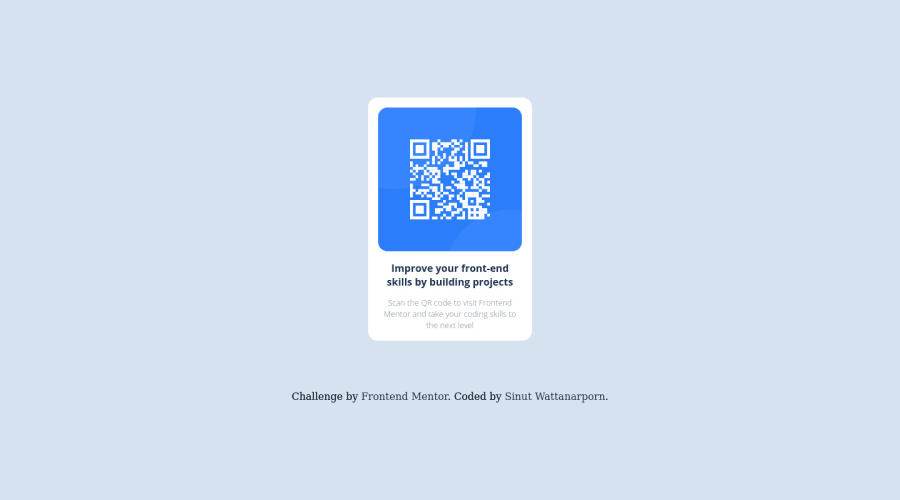Frontend Mentor Qrcode Component With Pure Html And Css Coding