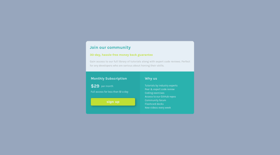 Frontend Mentor Mobile First Site Using Html Bem And Css Coding Challenge Solution