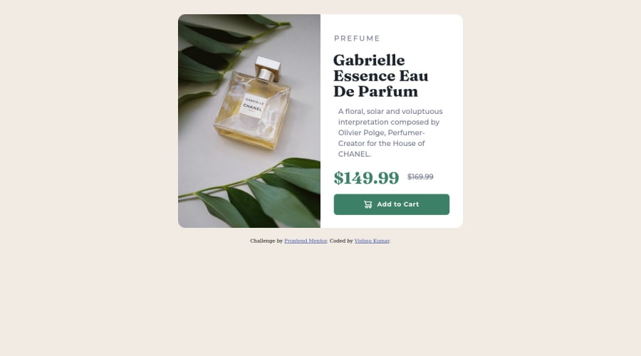 Frontend Mentor Product Preview Card Component Responsive Using