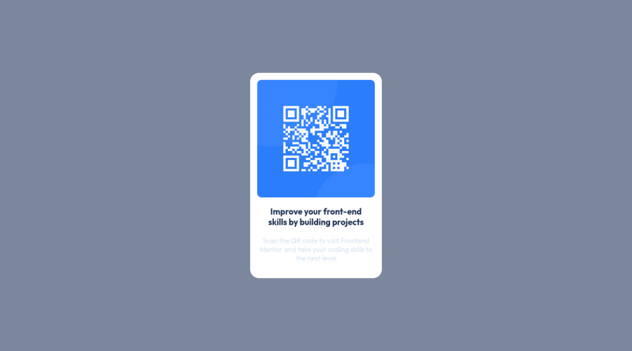 Frontend Mentor | QR code component using HTML and CSS coding challenge ...