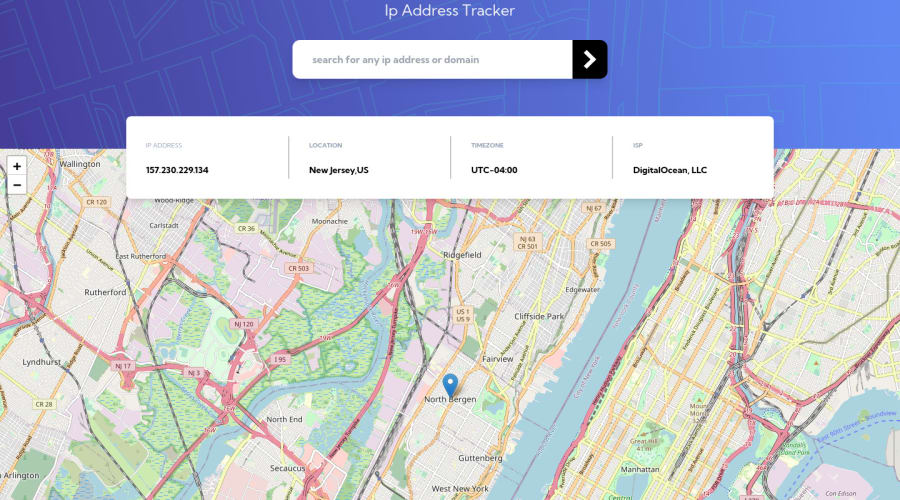 Frontend Mentor Ip Address Tracker Master With React And Tailwind Css