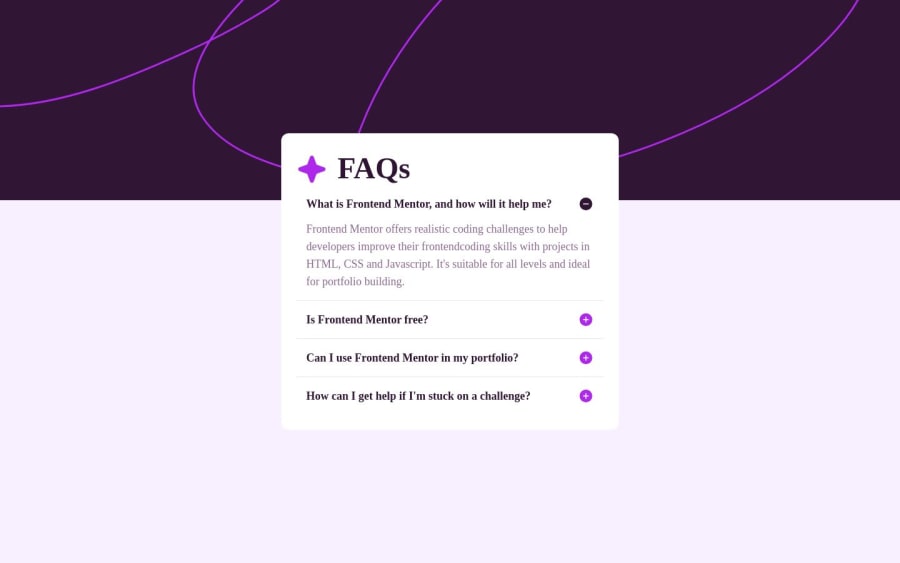 Frontend Mentor Faq Accordion With Next Js And Tailwind Css Coding