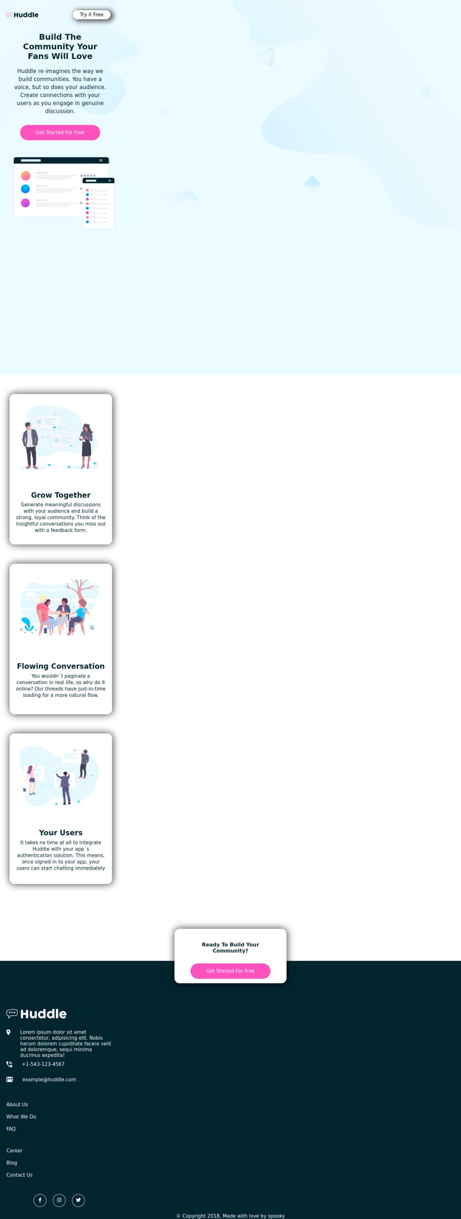 Frontend Mentor Responsive Landing Pages Using Css Grid Coding Challenge Solution