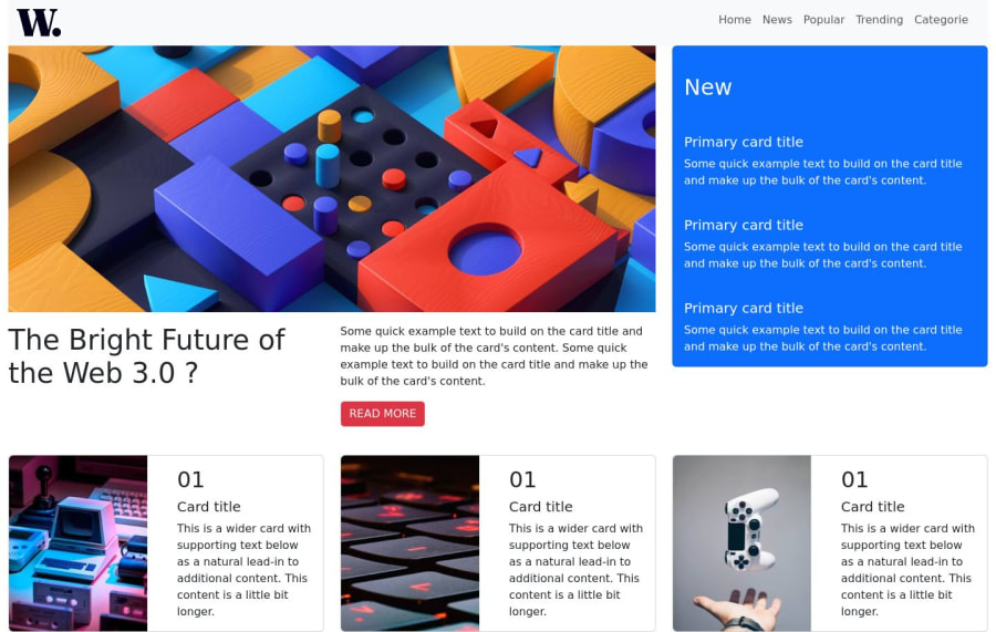 Frontend Mentor Bootstrap And Font Awesome Coding Challenge Solution
