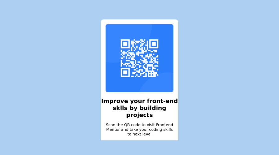 Frontend Mentor Qr Code Challenge Page Using Flexbox Css Coding Challenge Solution