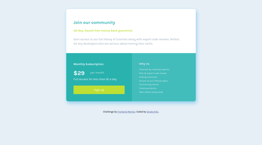 Frontend Mentor Responsive Page Using Basic Css And Flexbox Coding Challenge Solution