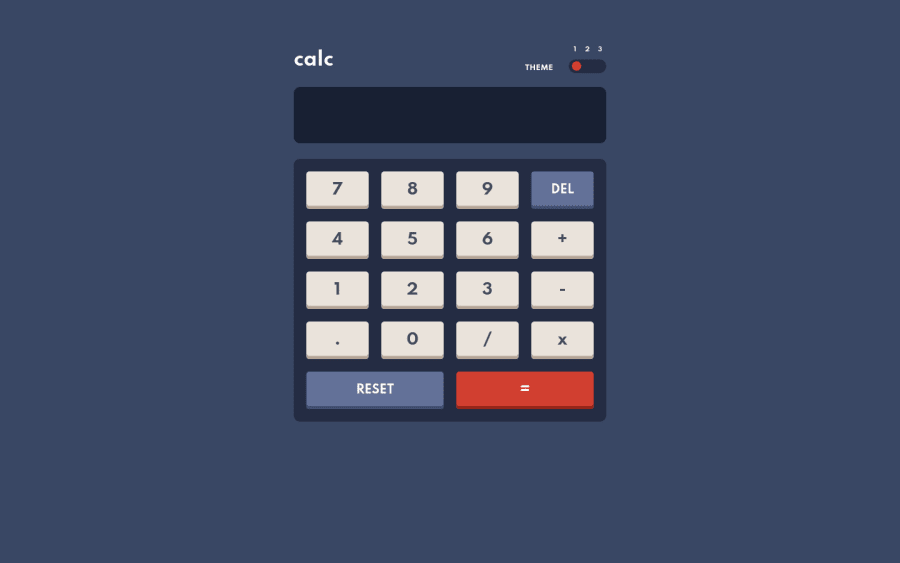 Frontend Mentor Calculator App Using Html Css And Vanilla Js Coding 8776