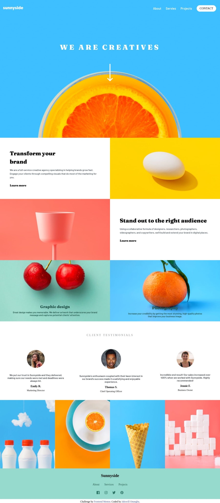 Frontend Mentor Html Css And Flex Box Coding Challenge Solution