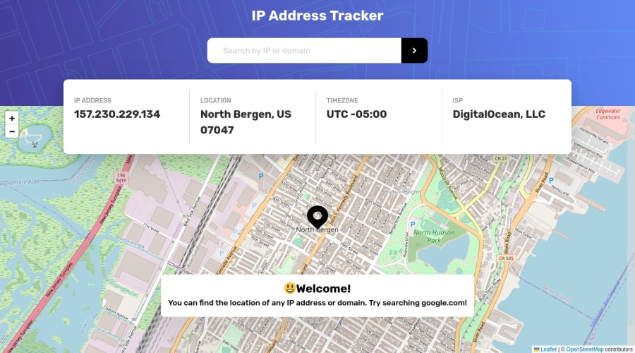 Frontend Mentor Ip Address Tracker Using Reactjs And Redux Toolkit Coding Challenge Solution