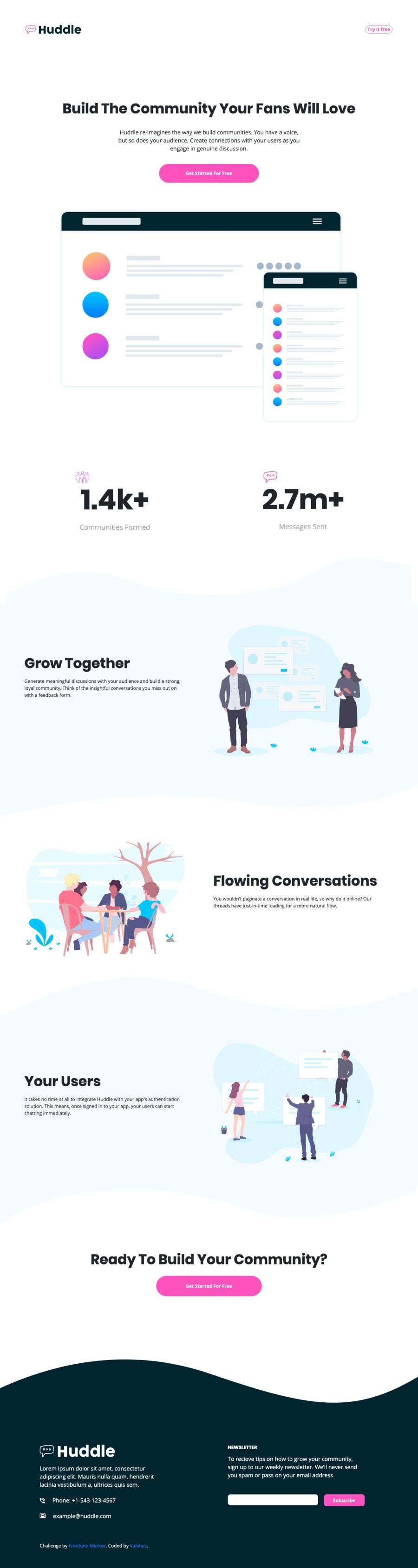 Frontend Mentor Completed Using Atom Html Css And Bootstrap Coding Challenge Solution 2436