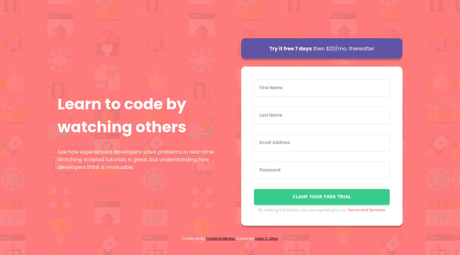 Frontend Mentor Mobile First Using Just Html Css And Javascript Coding Challenge Solution