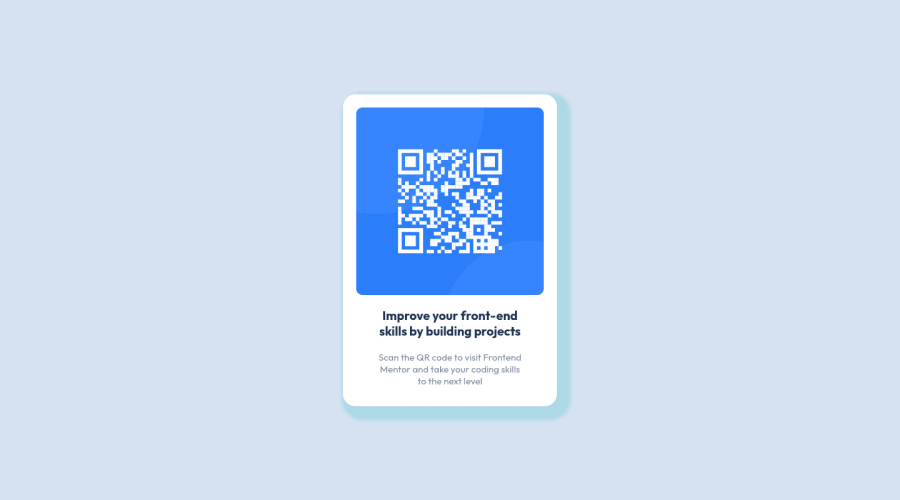 Frontend Mentor Qr Code Component With Flex Css Coding Challenge Solution