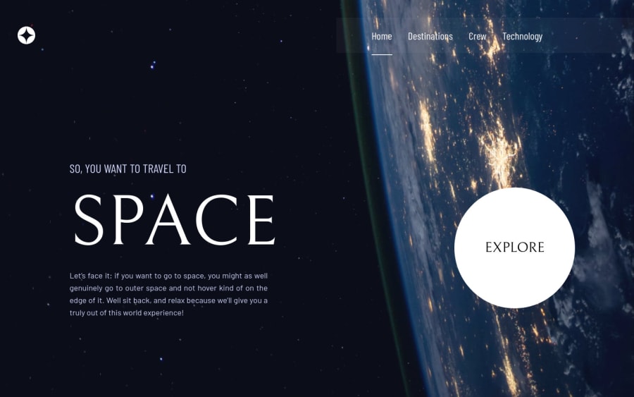 Frontend Mentor Nextjs Tailwind Css Space Tourism Coding