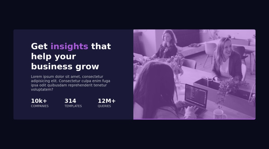 Frontend Mentor Data Analytics Page Built With Html Css And Css Media Query Coding Challenge