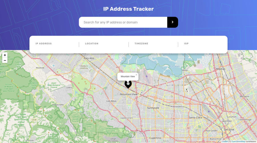 Frontend Mentor Ip Address Tracker With Vanilla Js Css Bem Ad Mobile First Coding Challenge
