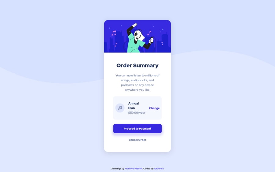 Frontend Mentor Order Summary Card Using Sass Scss Syntax Coding