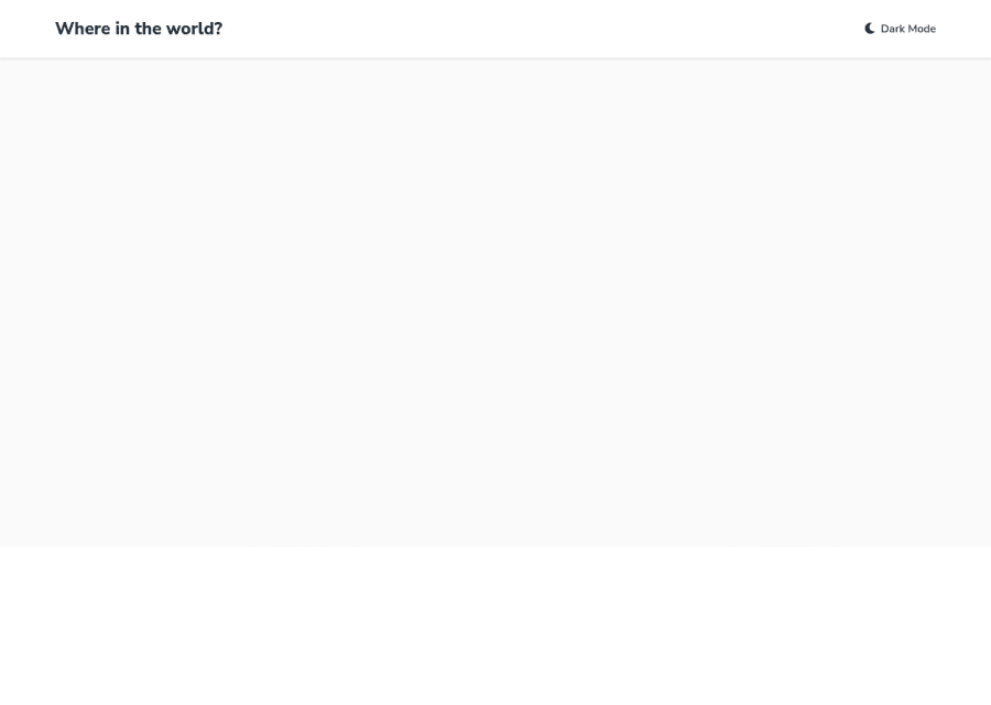 Frontend Mentor Rest Api Countries Using Reactjs Coding Challenge