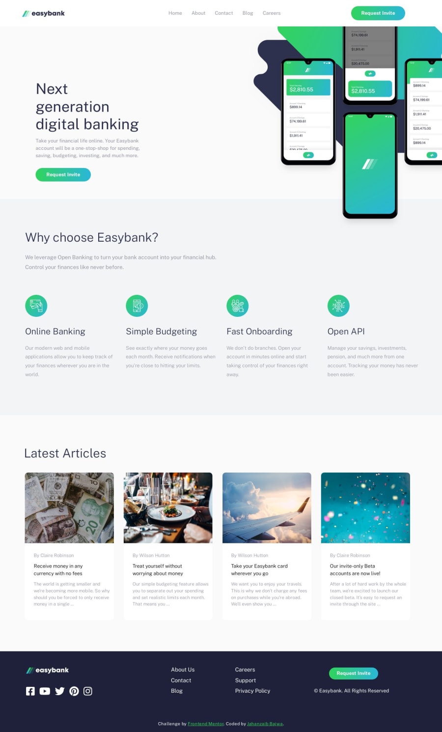 Frontend Mentor Responsive Landing Page Using React React Bootstrap