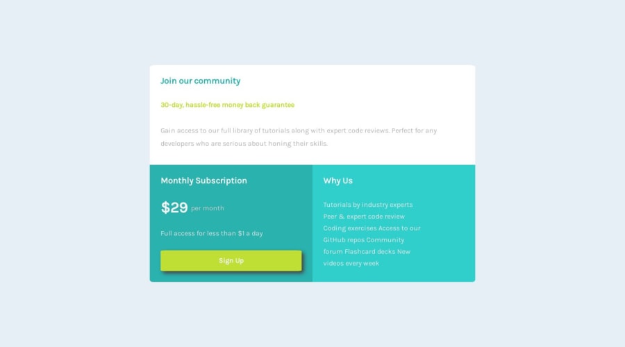 Frontend Mentor Responsive Solution Using Css Grid And Semantics Tags