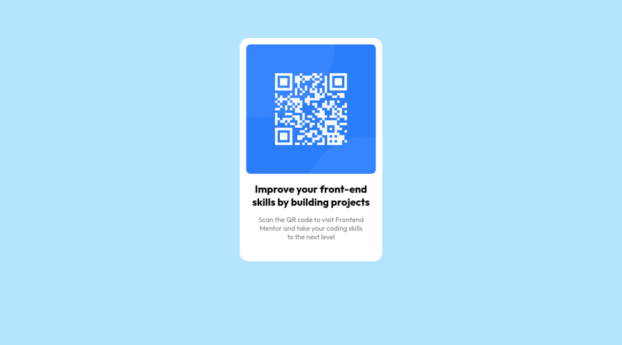 Frontend Mentor Responsive Qr Code Component Using Html And Css