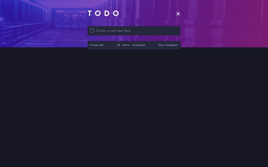 Frontend Mentor Todo List Main Using Html Css And Vanilla Javascript Coding Challenge Solution