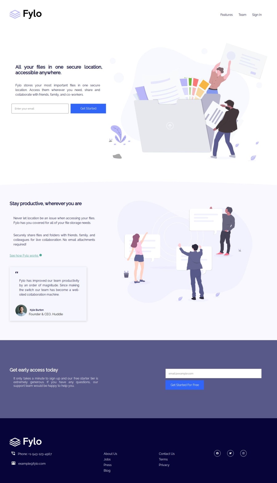 Frontend Mentor Responsive Landing Page Using Html Cssgrid Coding Challenge Solution