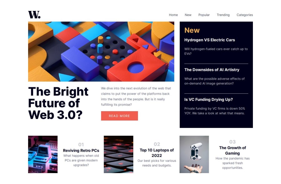 Frontend Mentor React Tailwindcss Coding Challenge Solution
