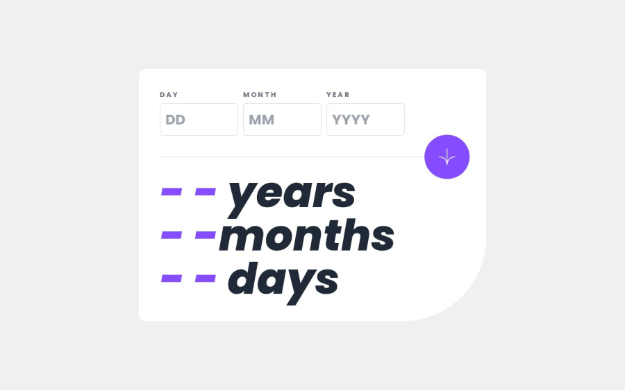 Frontend Mentor Frontendmentor Age Calculator App React