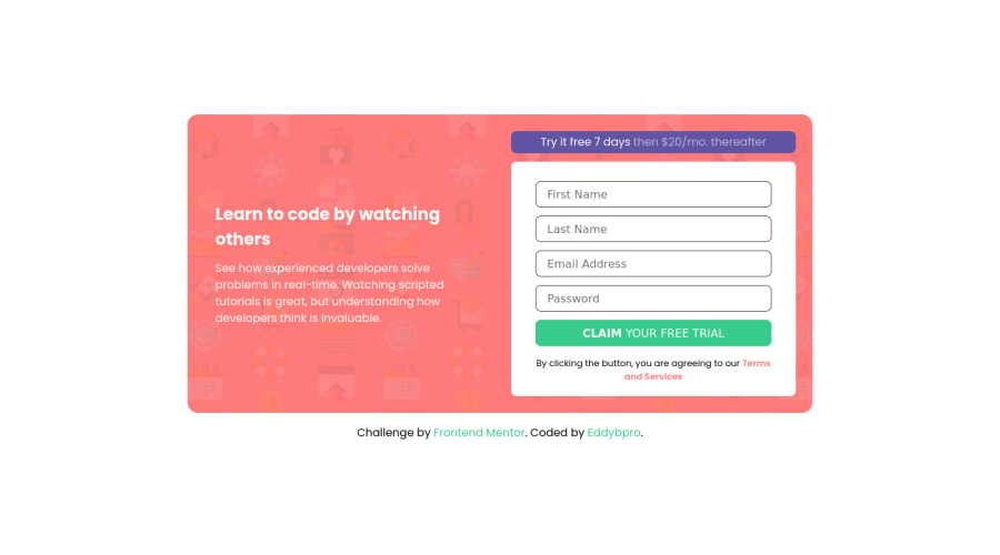 Frontend Mentor Responsive Flex Box Css Grid Semantic Tags Regex Coding Challenge Solution