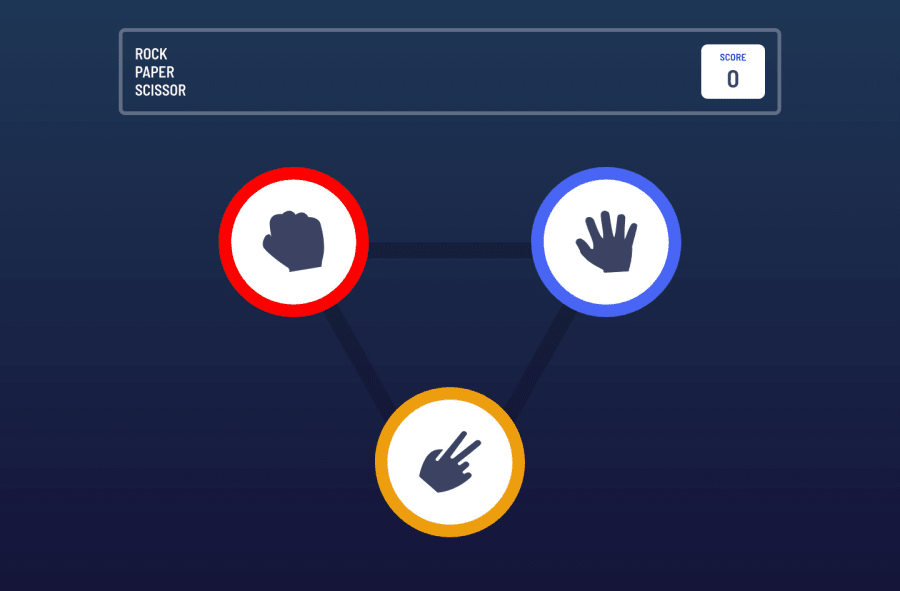 Frontend Mentor Rock Paper Scissors Game Using React Coding Challenge