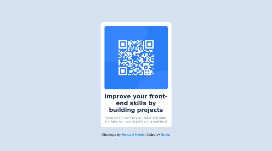 Frontend Mentor Qr Code Component Coding Challenge Solution